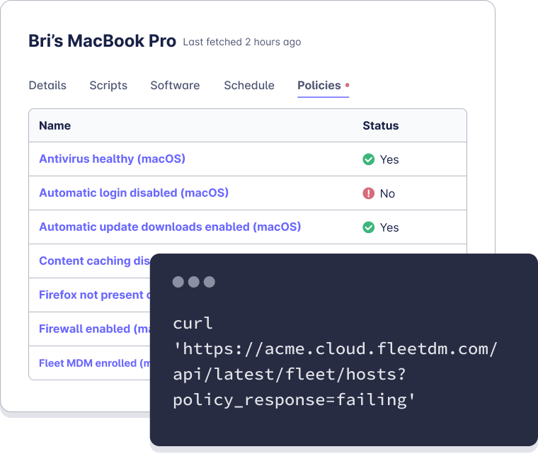 Device management (MDM) | Fleet